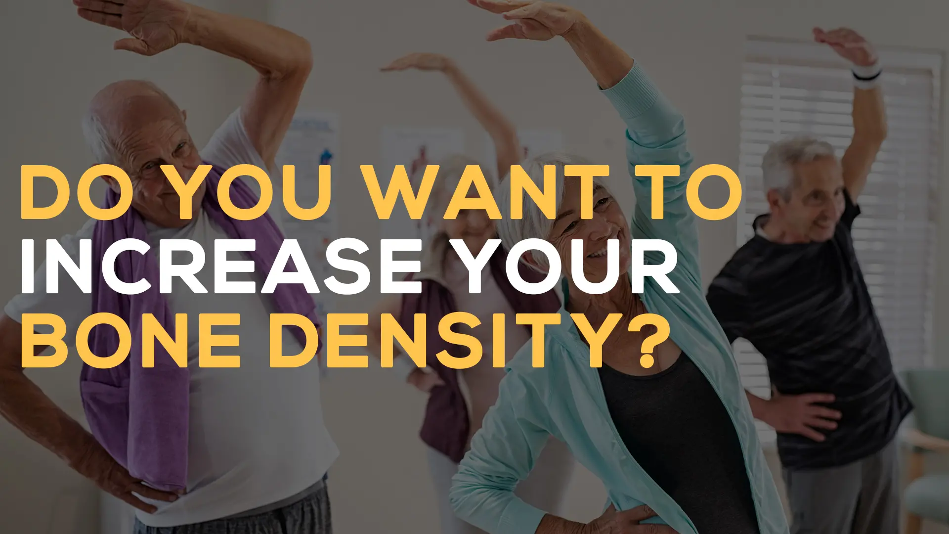 Do You Want To Increase Your Bone Density? - OsteoStrong Franchising, Inc